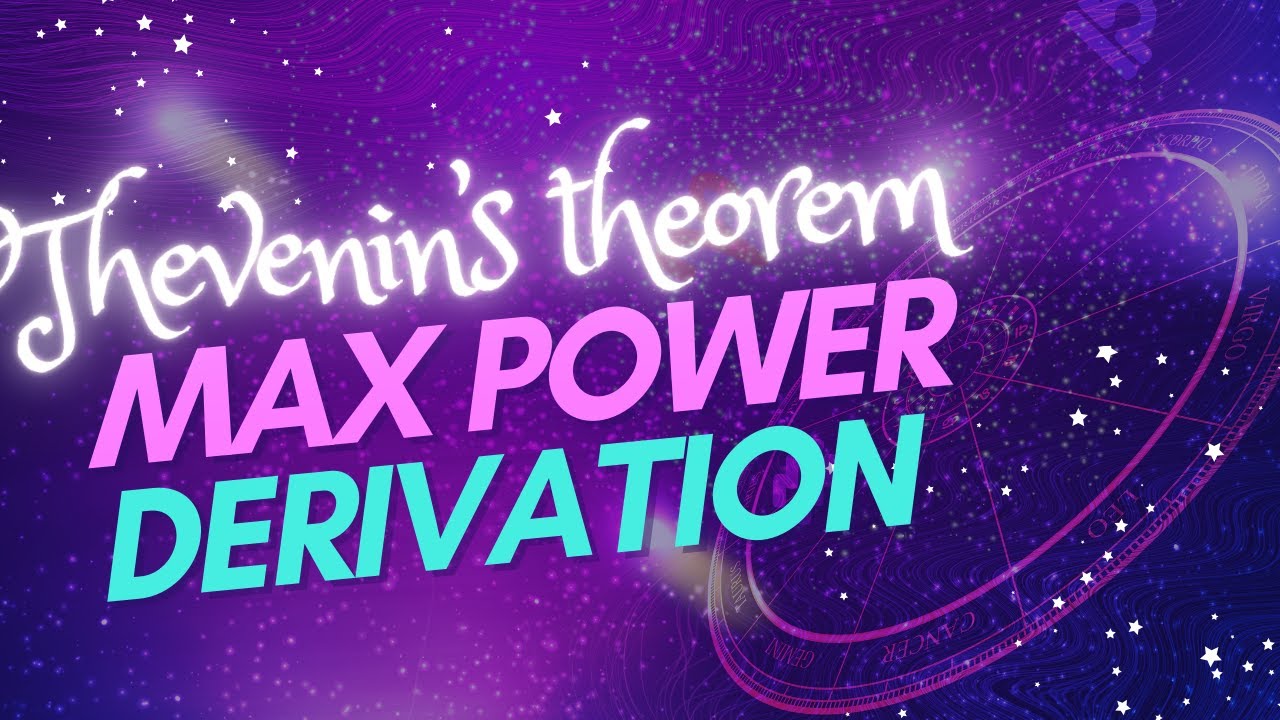 IB 6 14 Derivation of power formula using thevenins theorem - YouTube