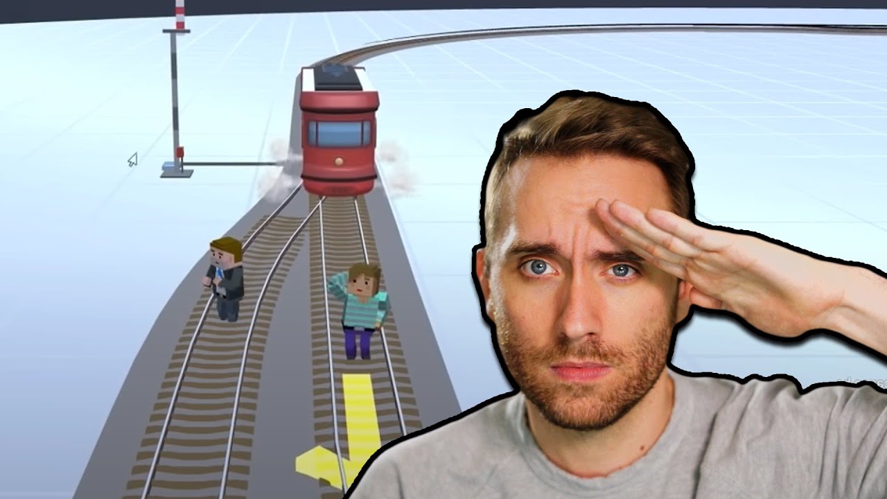 i solved the trolley problem... - YouTube