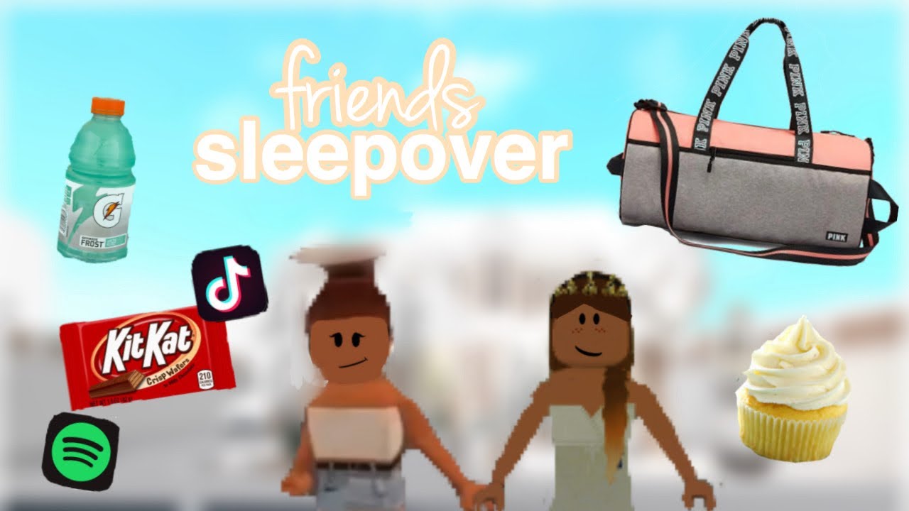 Best Friends Sleepover Roleplay|Roblox Bloxburg|hyxliez - YouTube