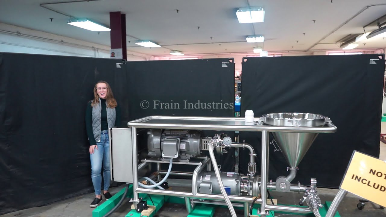 Fristam Pumps Liquid Mixer 20-53 Tri-blender Demonstration - YouTube