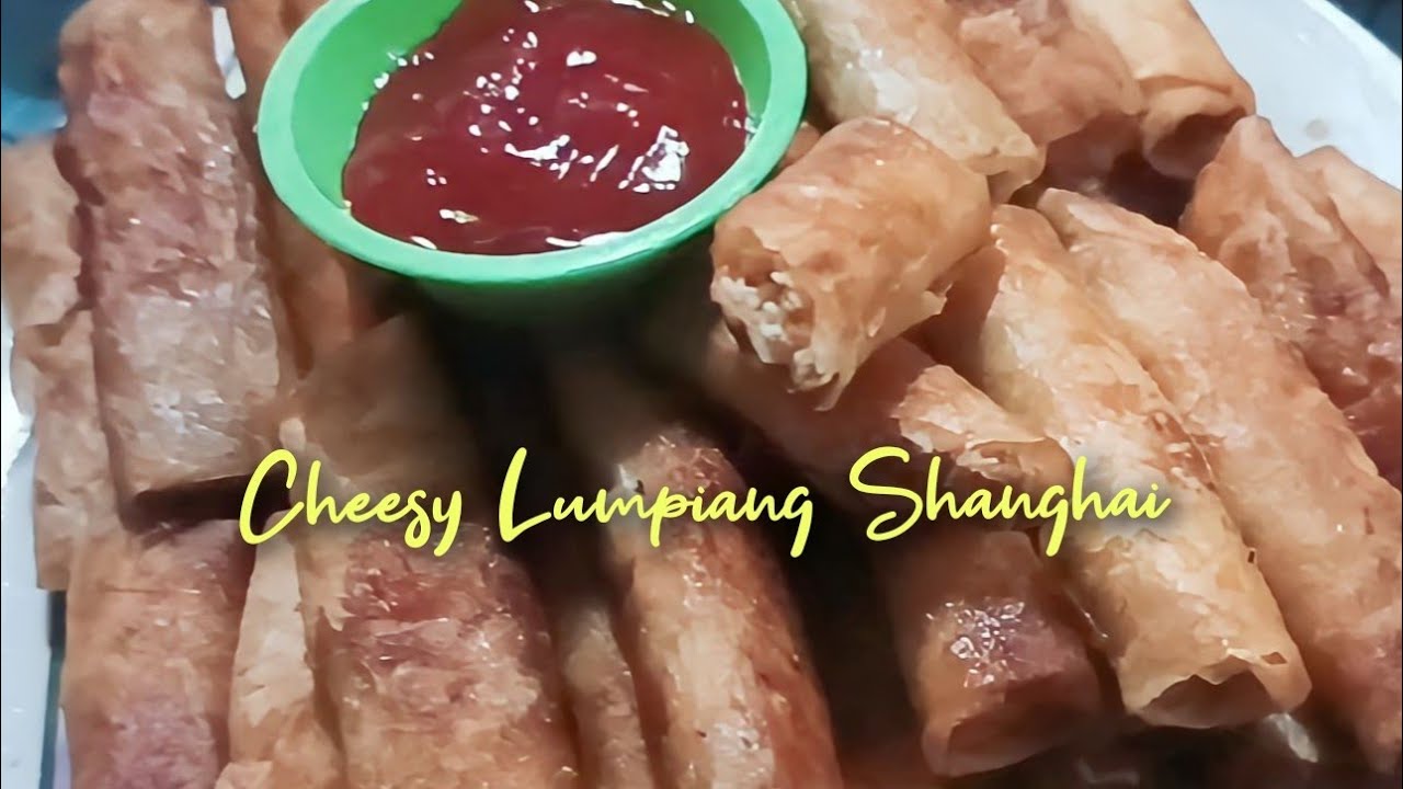 How to make Cheesy Lumpiang Shanghai - YouTube