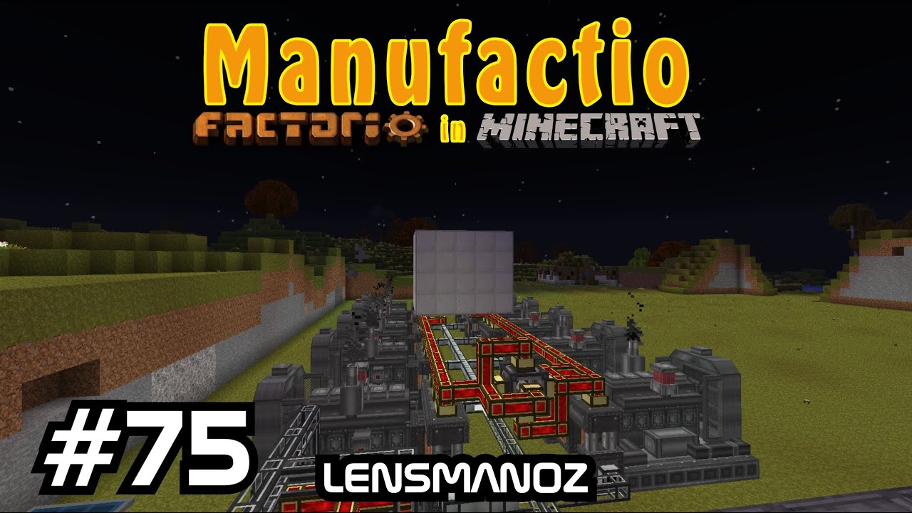 Minecraft Manufactio - Ep 75 - Basic Induction Matrix - YouTube