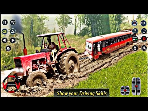 Real Tractor Pulling Simulator 3D | Off-road Cargo Tractor Pulling Game ...