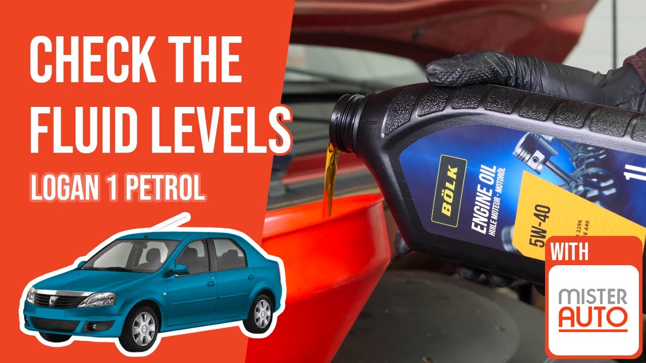 How to check the fluid levels Logan mk1 1.6 MPI 📏 - YouTube