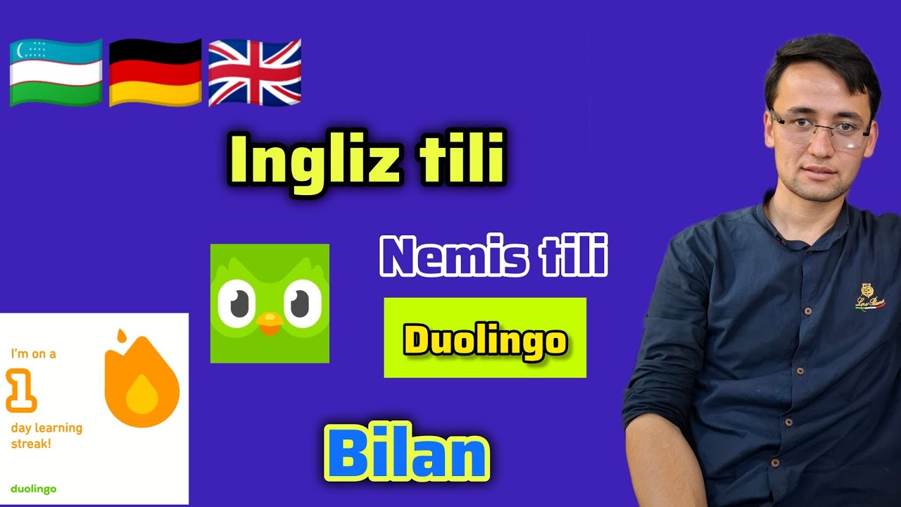 Ingliz tili va Nemis tili Duolingo bilan / Mr Maxsud / English Max ...