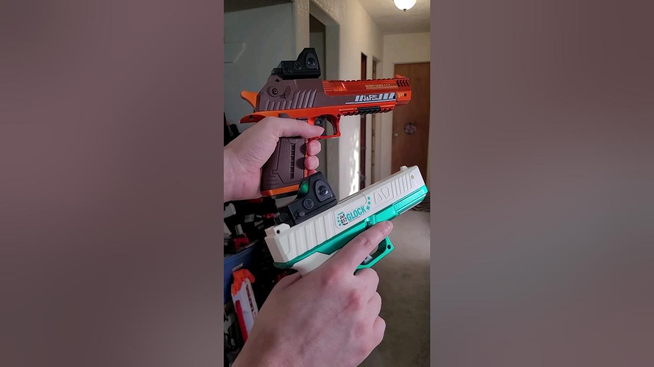 Semi-Auto Nerf Glock - YouTube