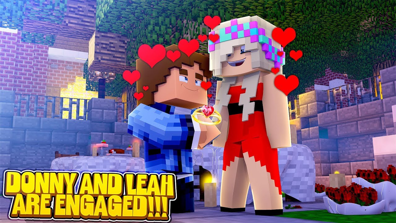 Minecraft LITTLE DONNY & LITTLE LEAH ARE GETTING MARRIED!!! - YouTube
