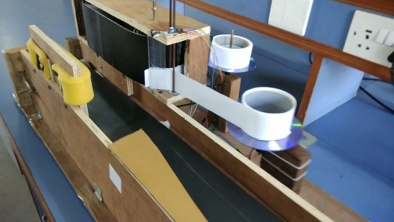 Automated Bottle Labeling System Project - YouTube