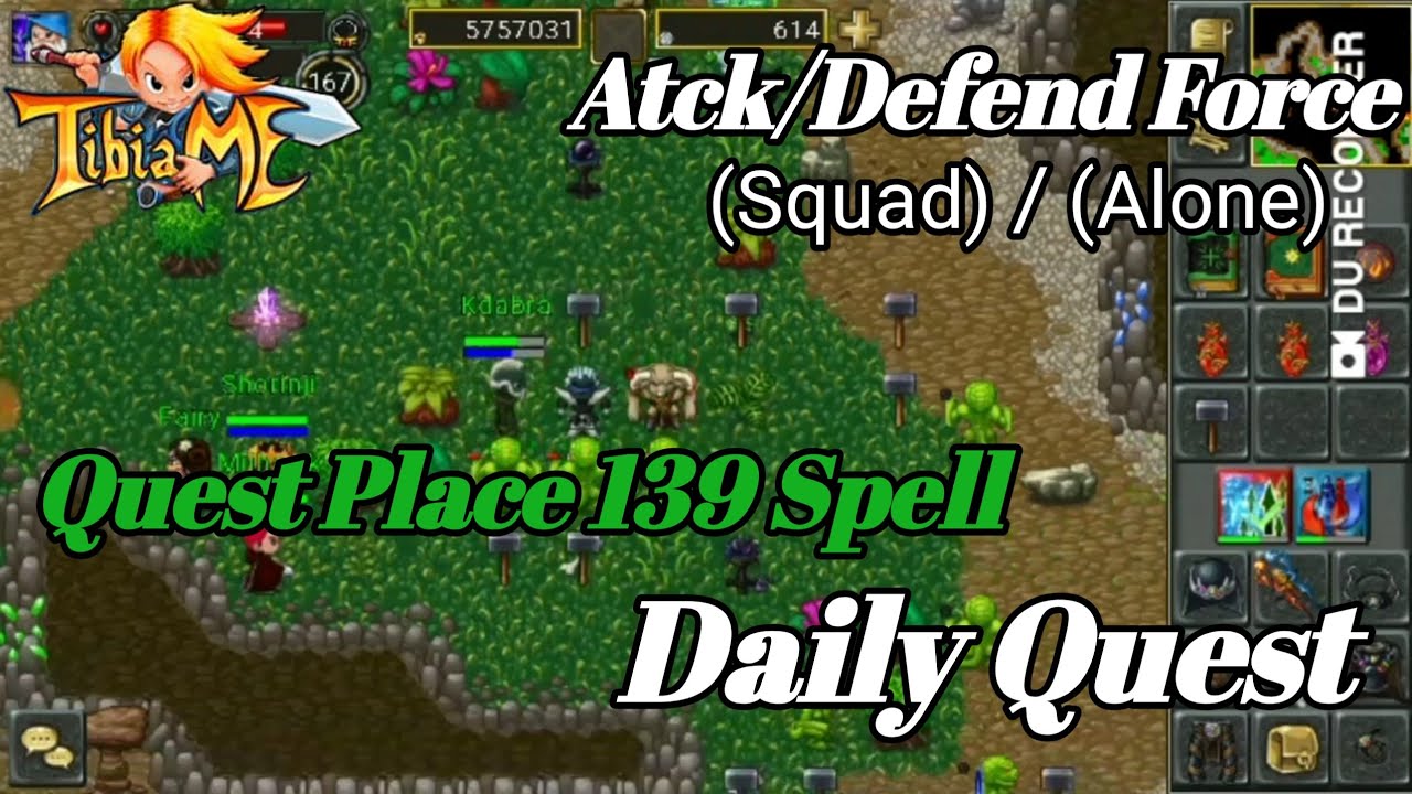 TibiaME - Daily Quest Aurea War Caves (Atck/Defend Force) - YouTube