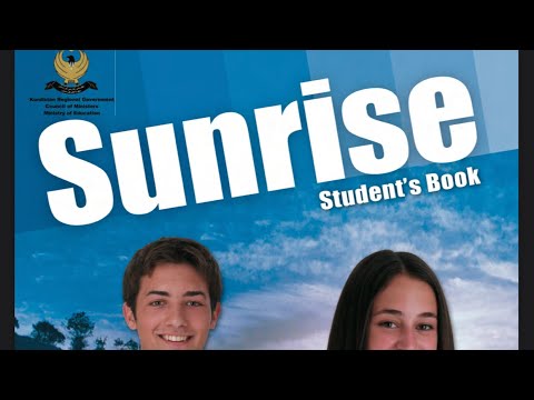 Sunrise 8 student book & activity book ئنگلیزی پۆلا ٨ - YouTube