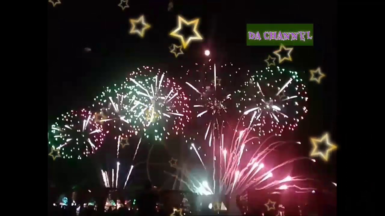 Marina Beach Fire Works(Atish Bazi) on Dubai National Day 2.12.2018 ...