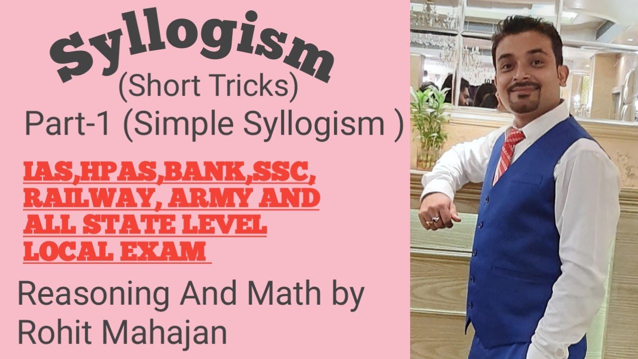Syllogism || न्याय निगमन || Syllogism Tricks|| Reasoning - YouTube