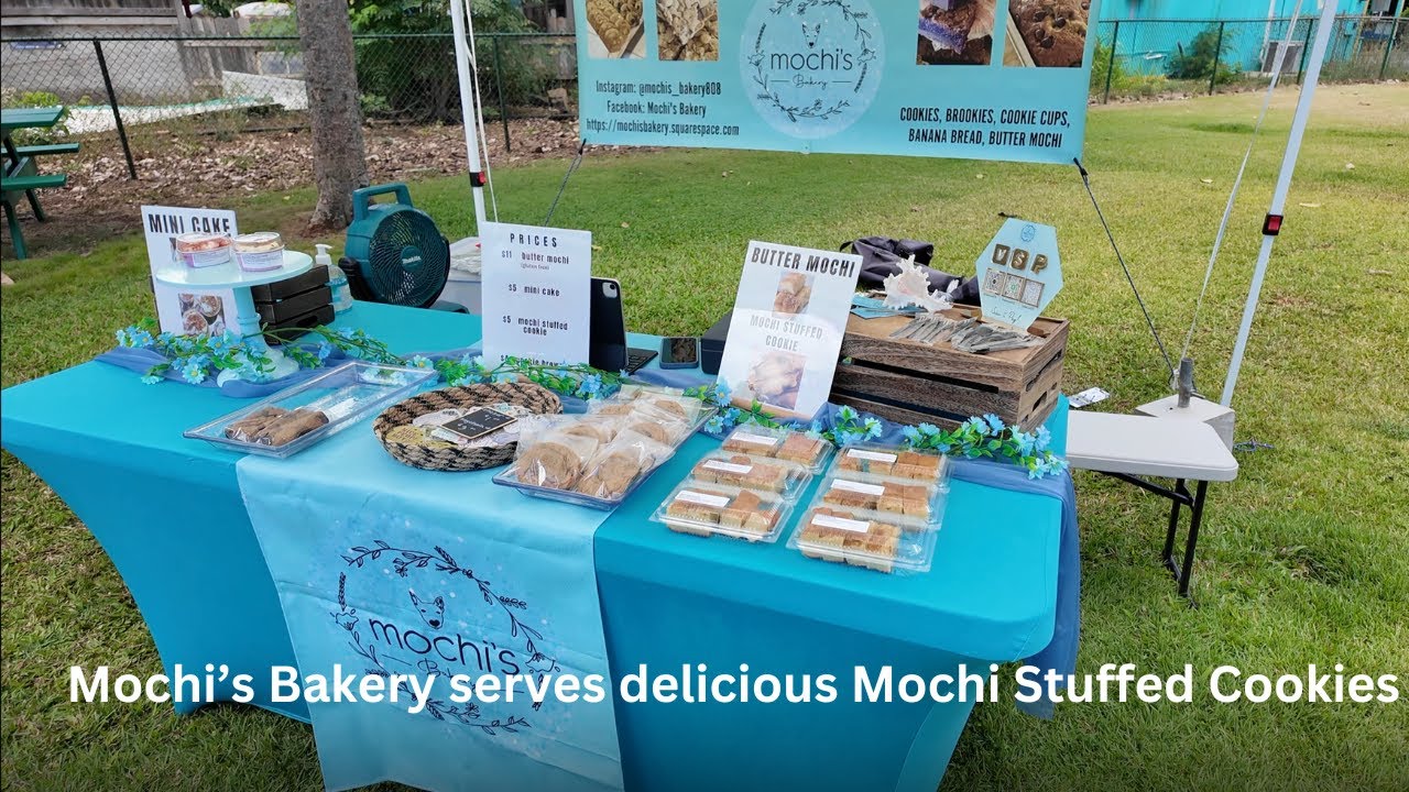 Preview: Mochi's Bakery and their delicious Mochi Stuffed Cookies - YouTube