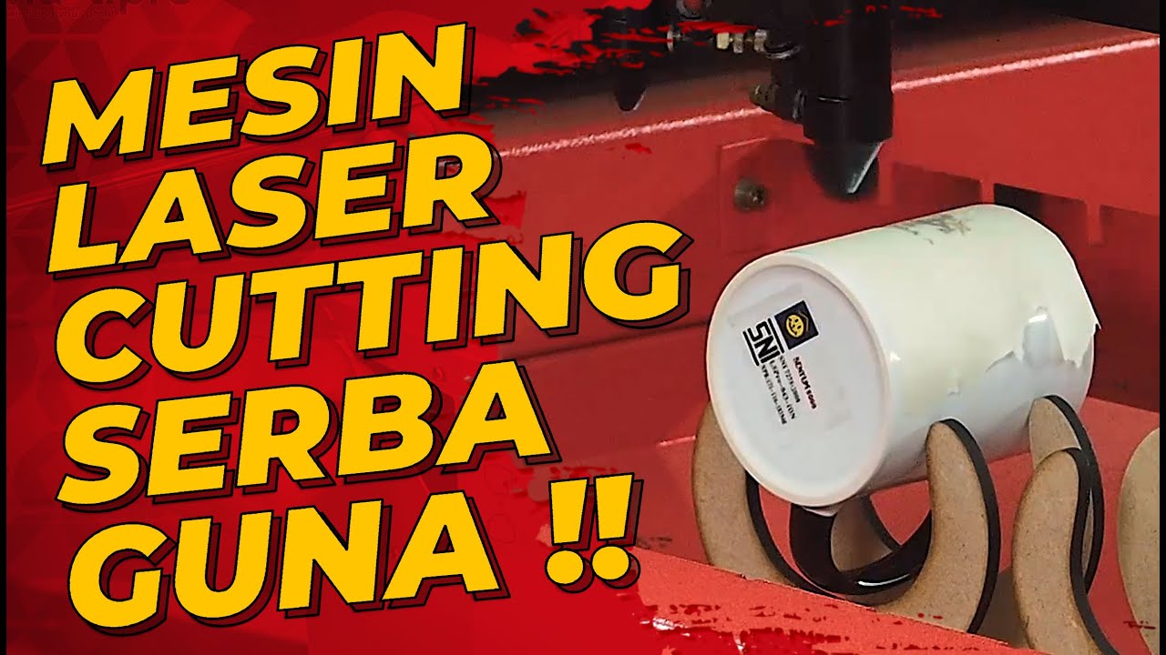Eksperimen Grafir Mesin Laser Cutting . . Bisa Untuk Grafir Gelas ...