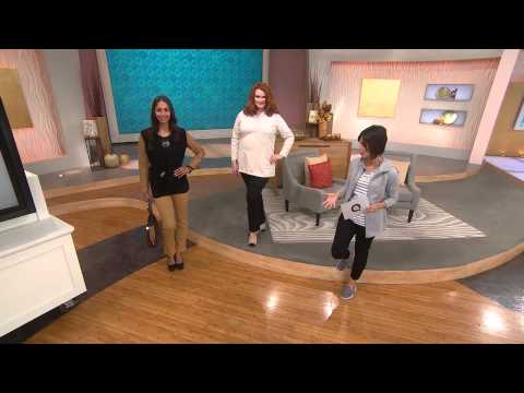 Denim & Co. Stretch Regular Boot Cut Leggings with Amy Stran