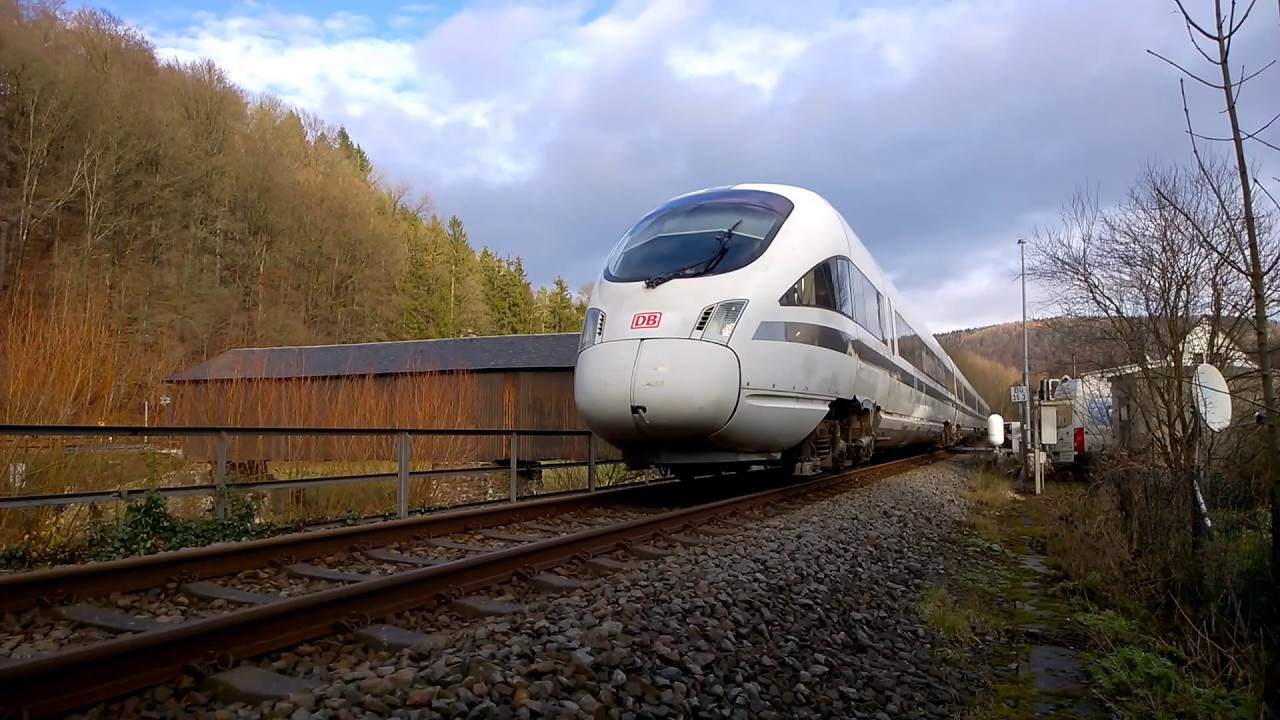 ICE TD 605 017 als advanced TrainLab durch´s Erzgebirge - 20. Dezember ...