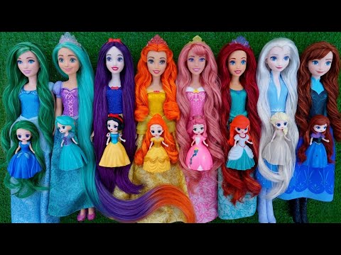 Cute Miniatures Disney Princess Frozen ELSA & Tinkerbell! #elsa #Nezha #shorts #satisfying #unboxing