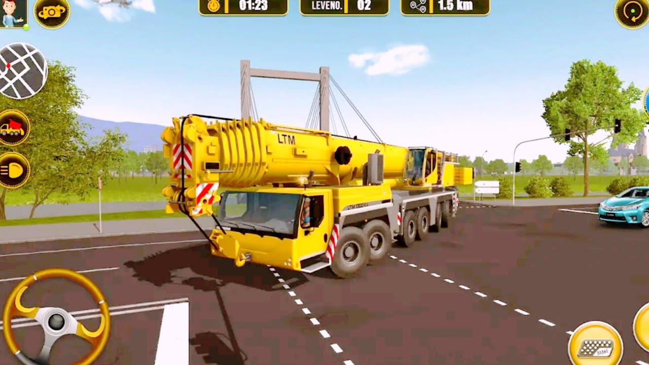 Indian City Road Builder Highway Construction - Excavator Loading Simulator Android ios GamePlay ...