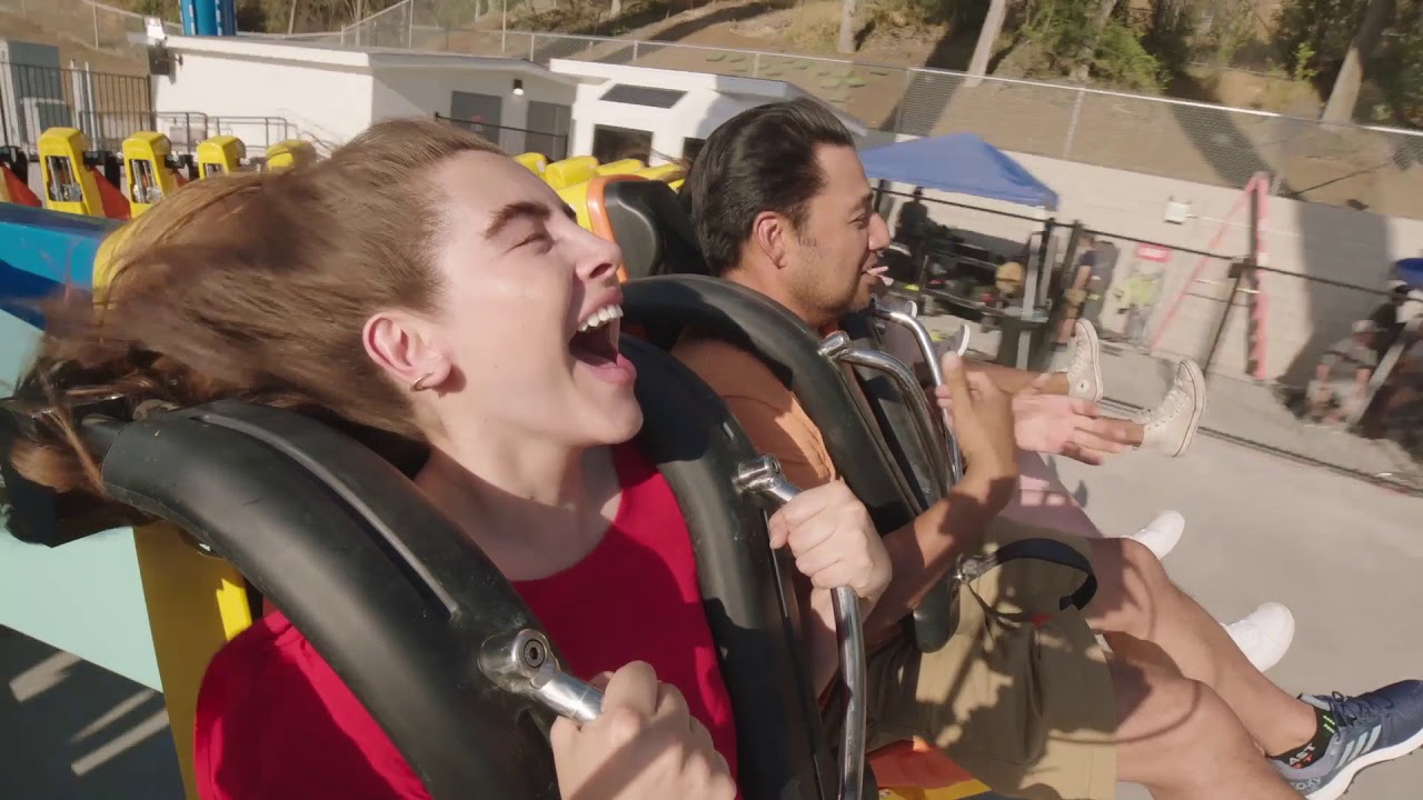 Magic Mountain opens new ride called Crazanity, and riders say it is ...