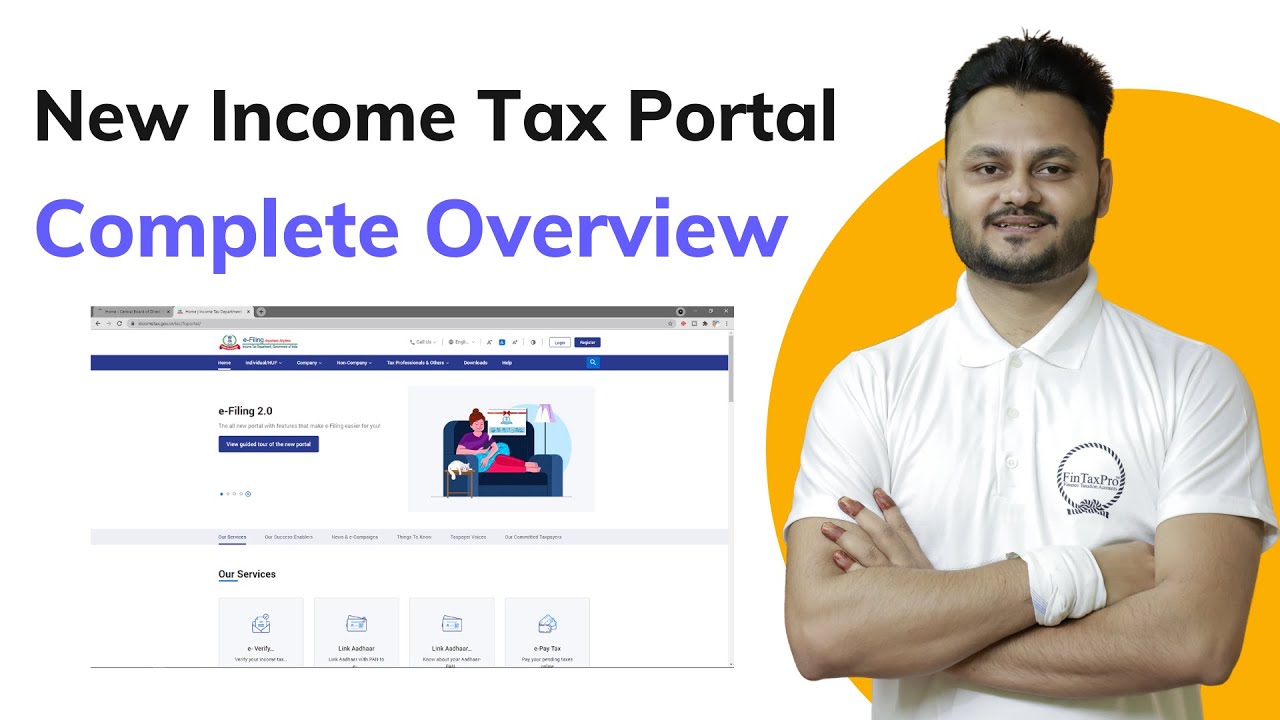 New Income Tax Portal | Complete Overview | new e filing portal - YouTube