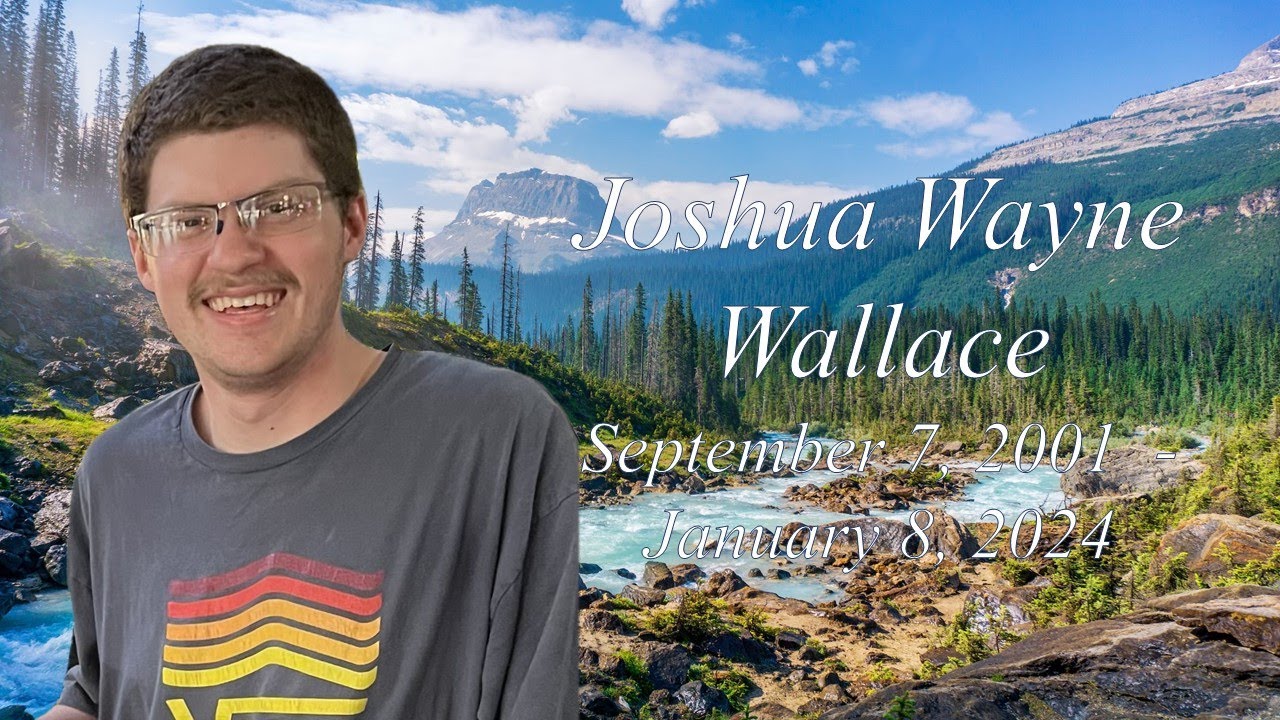 Joshua Wayne Wallace Funeral Service - YouTube