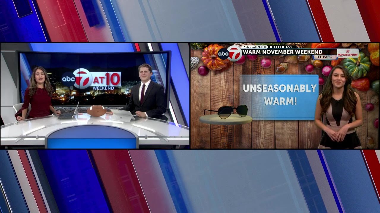 ABC-7 StormTrack Weather: Warm quiet weekend - YouTube