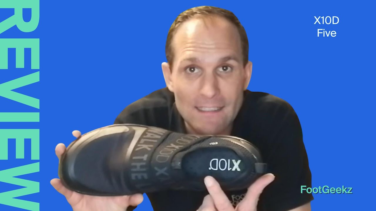 X10D - The Shoe that Promises Better Posture - Review - YouTube