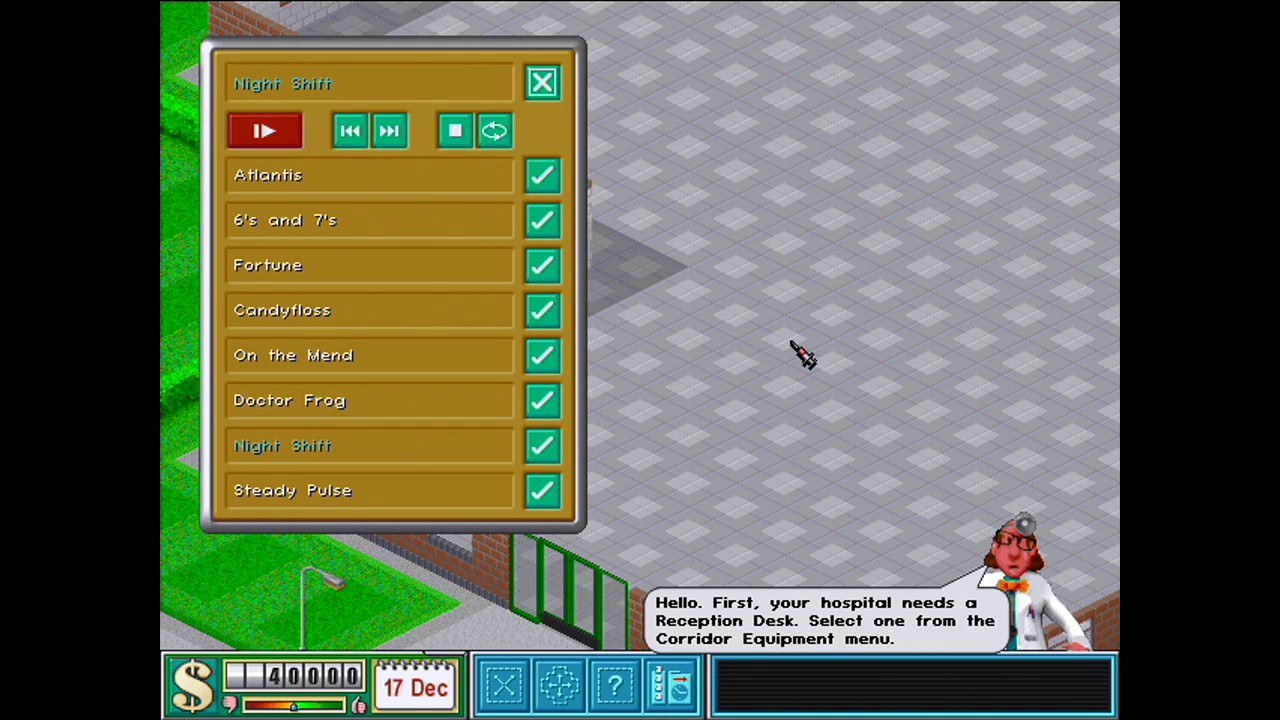 PC Music - Night Shift (Theme Hospital) - ESS AudioDrive ES1868F (ESFM ...