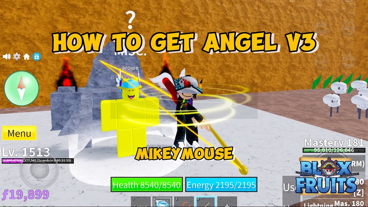 How to get Angel V3 ~ Blox fruits [Roblox] - YouTube