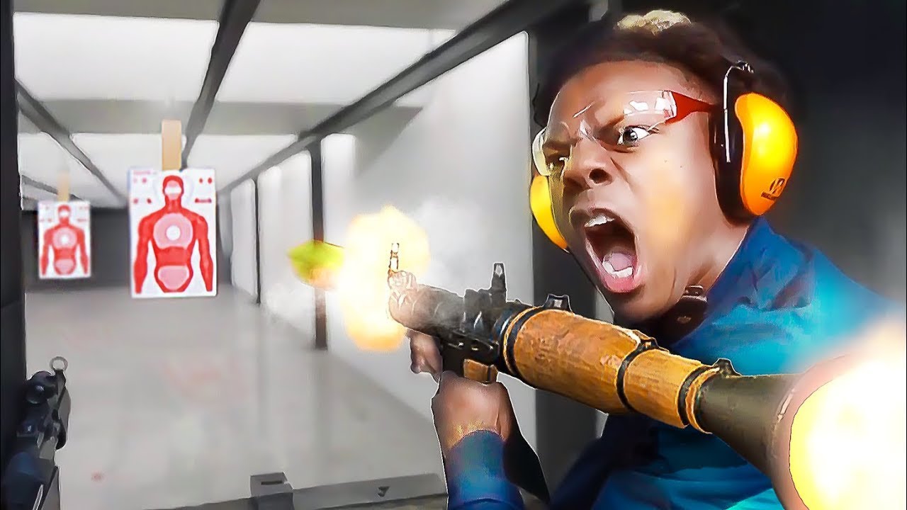 iShowSpeeds First Time SHOOTING GUNS !!! - YouTube