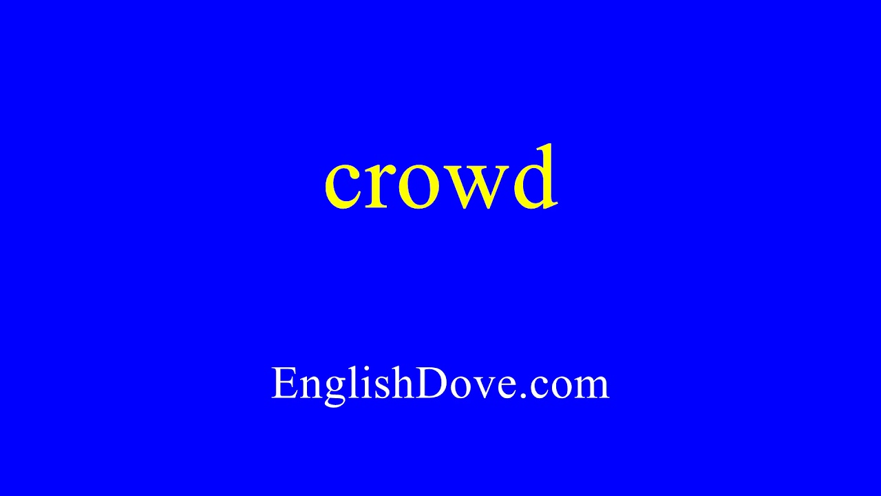 Crowded Synonym