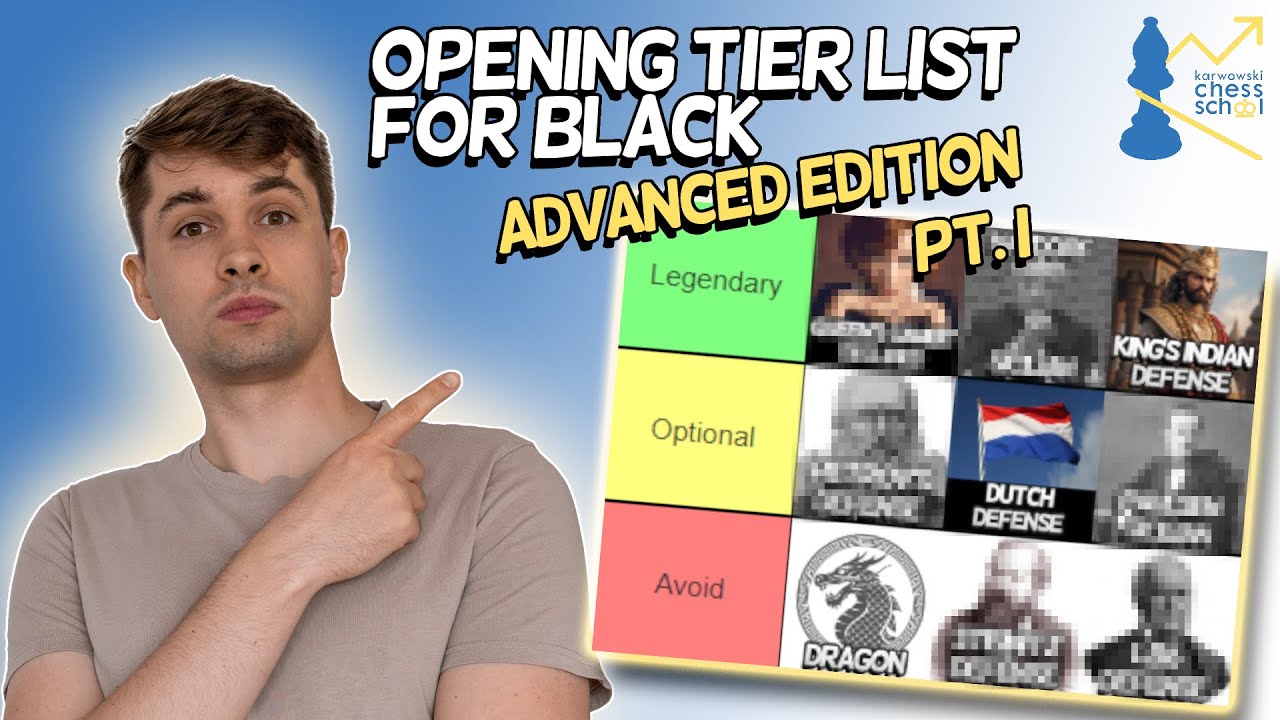 ADVANCED Chess Openings TIER LIST for BLACK part 1 - YouTube