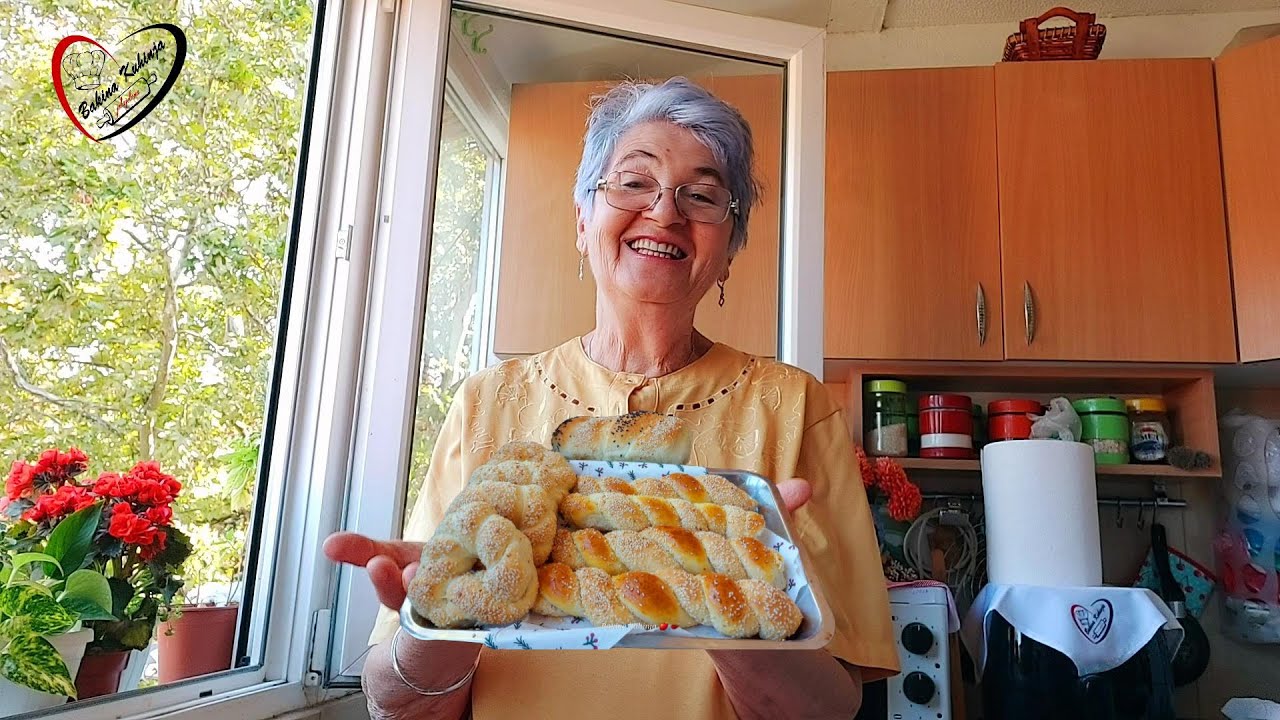 Slana peciva sa pavlakom mlekom i susamom, ovo je lepse nego iz pekare ...