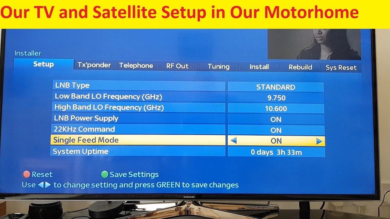 Our Motorhome TV and Satellite Set Up - YouTube