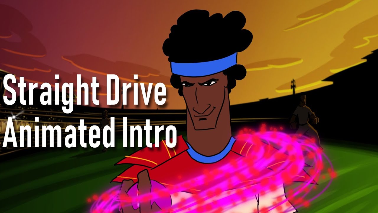 Straight Drive Animated Intro | Blender 2.8 | Sony | Cricket - YouTube
