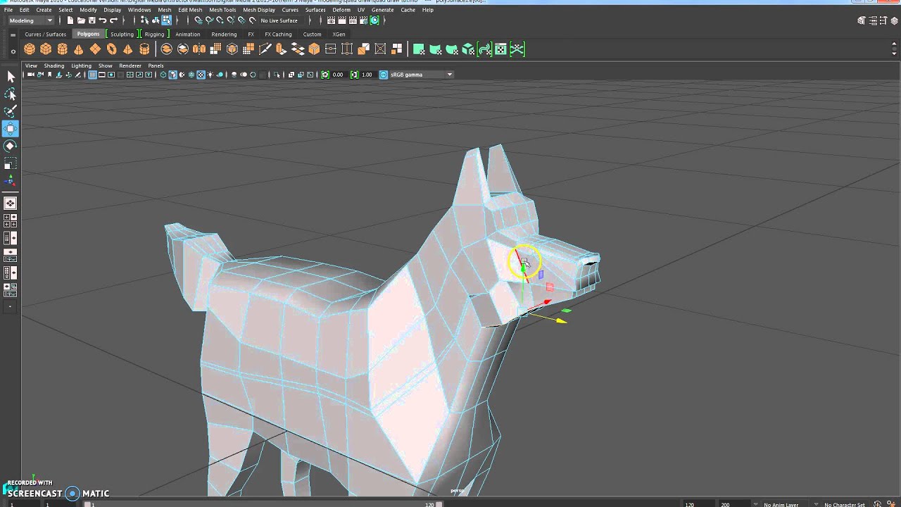 Maya 2016: 08 Quad Draw part 3 - YouTube