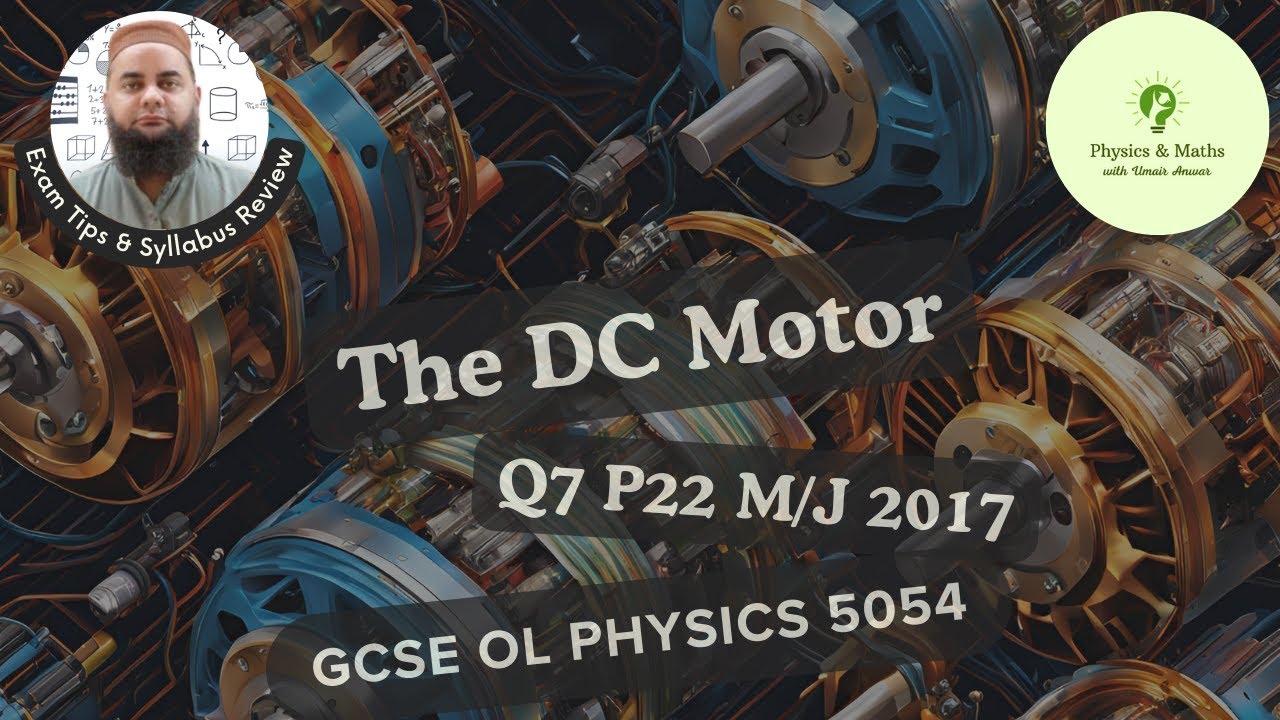 The DC Motor Explained | GCSE & IGCSE O Level Physics 5054/0625 | Q7 P2 ...