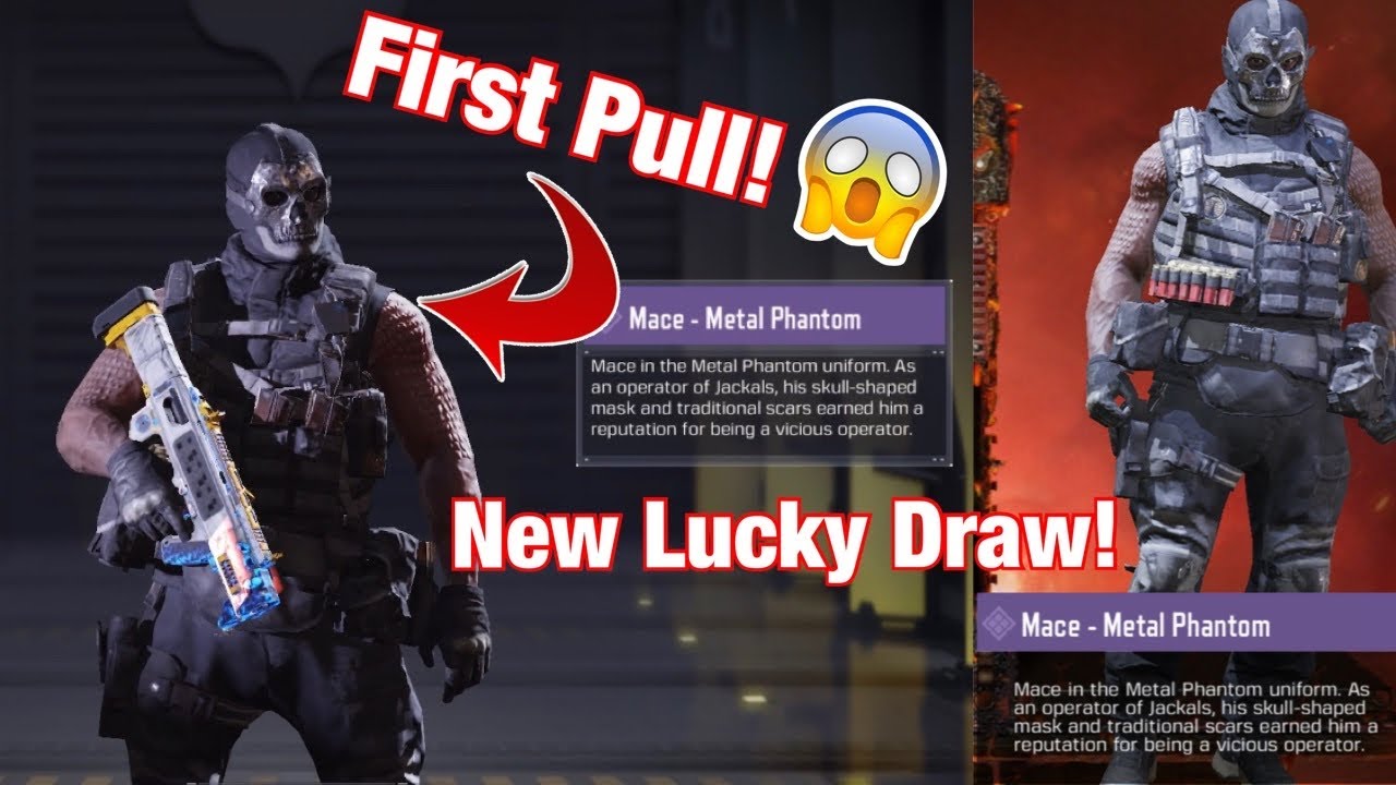 CODMobile New Melting Point Lucky Draw Skin! (Mace-Metal Phantom) - YouTube