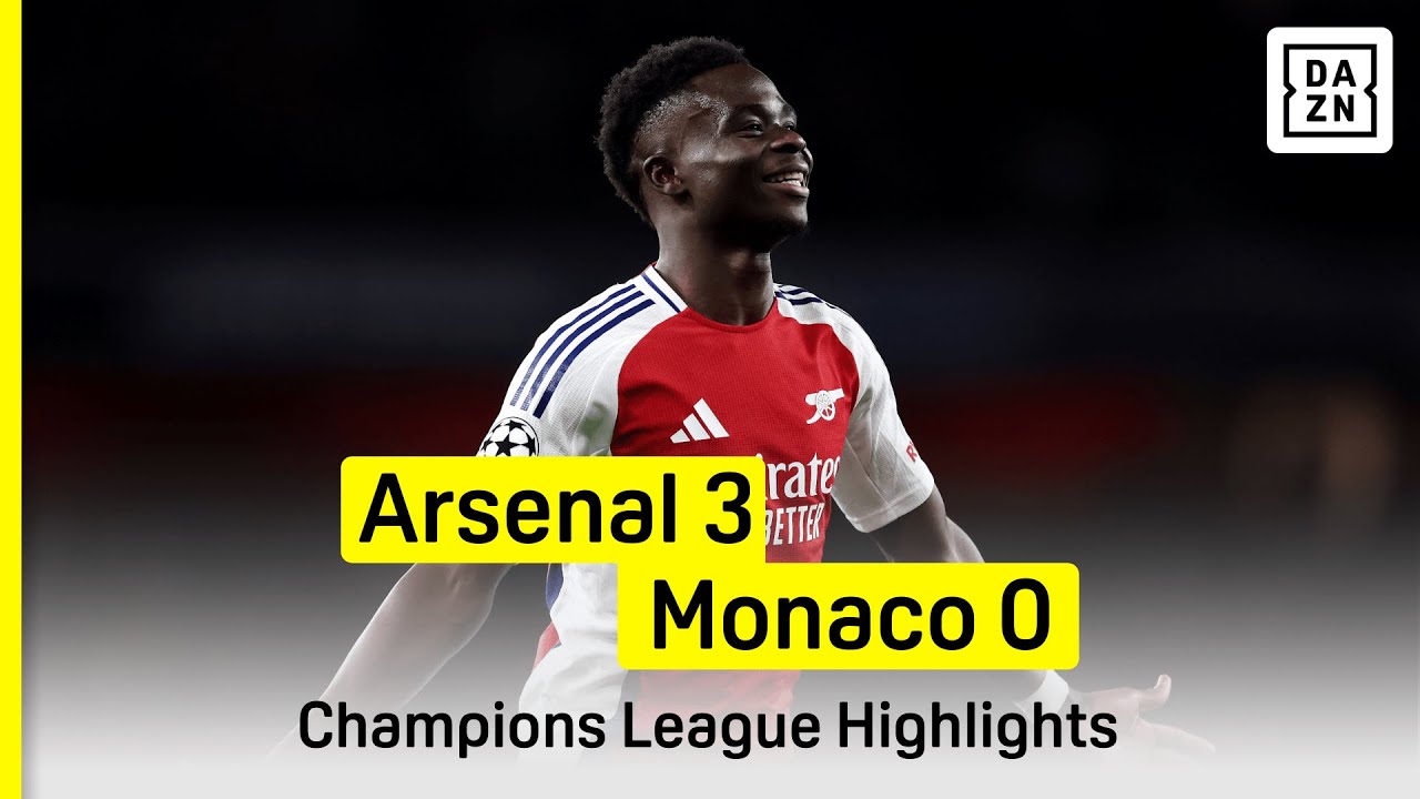 HIGHLIGHTS | Arsenal vs. Monaco (Champions League 2024-25) - YouTube