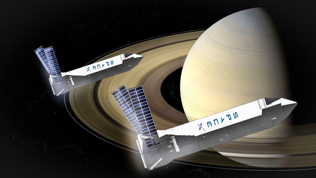 SpaceX: Mission to Saturn's moon, Titan A SFS short Cinematic Video ...