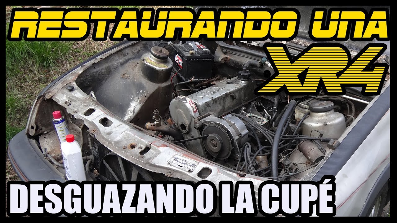 Ford Sierra Xr4 - (3/11) día 4 y 5 - COMO SACAR EL MOTOR - YouTube