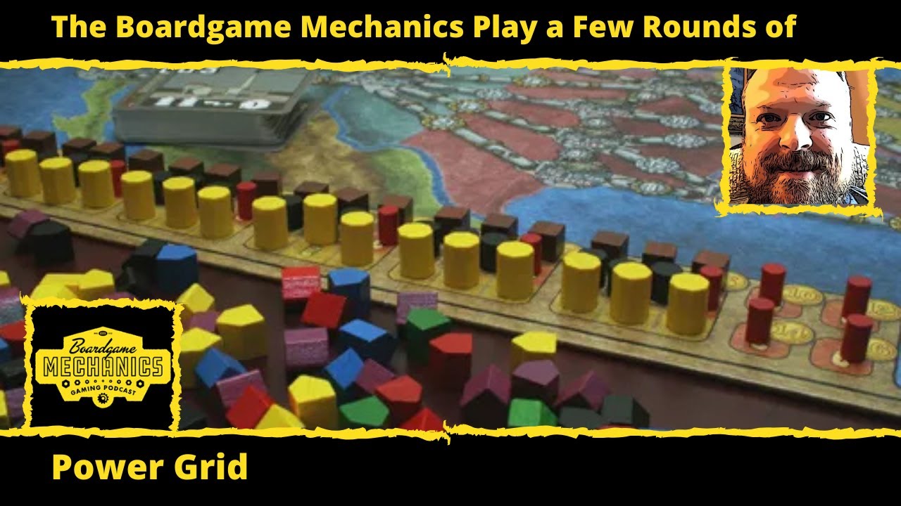 The Boardgame Mechanics Play a Few Rounds of Power Grid - YouTube