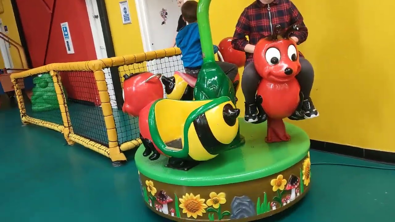 bumble bee carousel kiddie ride fantastic soft play centre Caerphilly ...