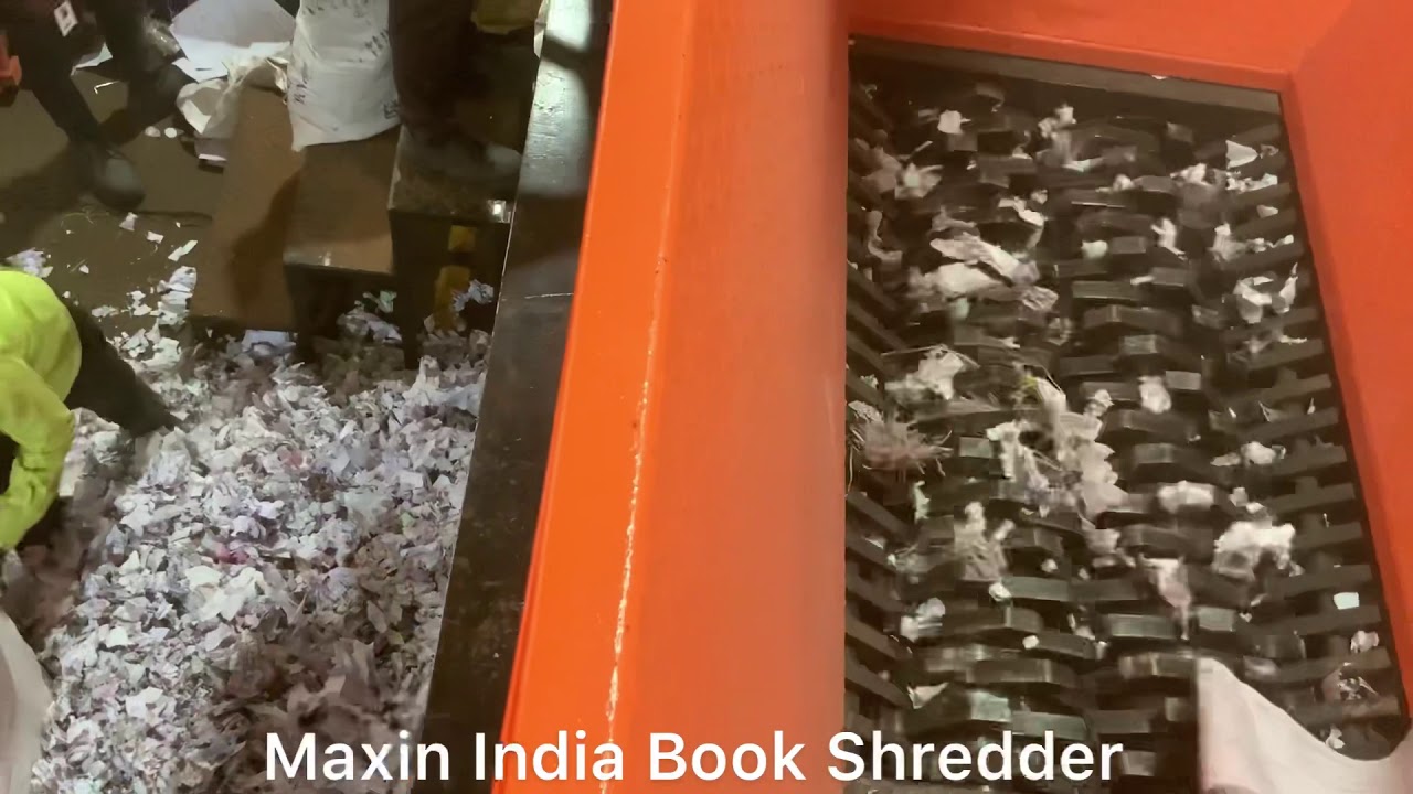 Book Shredding Machine, Books Crushing Machine, Scrap books Shredder ...