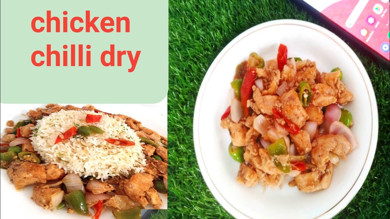 how to make chicken chilli dry| chicken chilli dry recipe| best chicken ...
