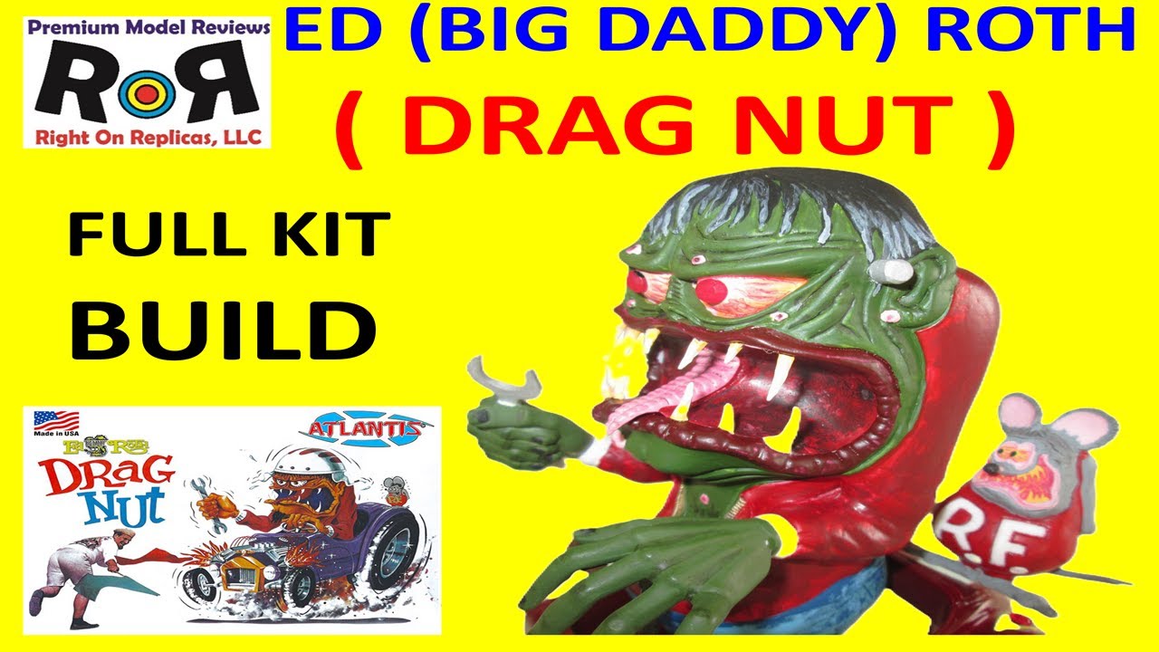 Drag Nut by Ed Roth Atlantis H1303 -Full Build Model Kit Review. - YouTube