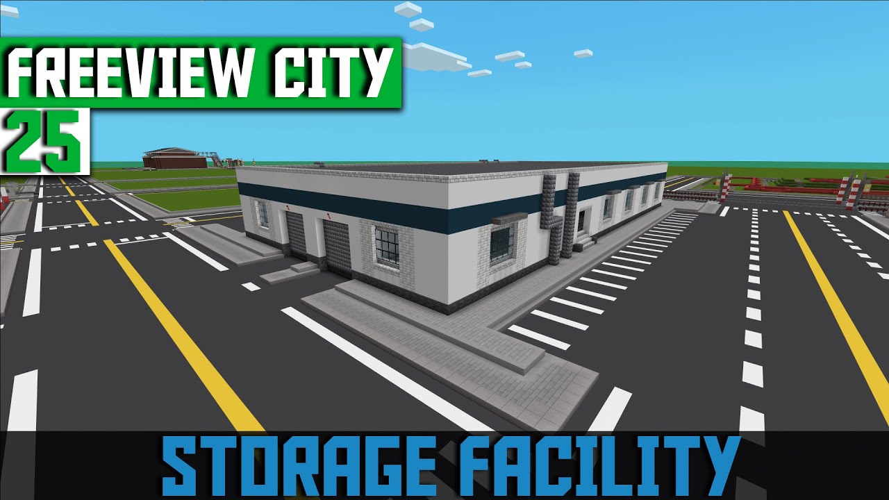 Minecraft Building a City | Ep.25 - Storage Facility!! - YouTube