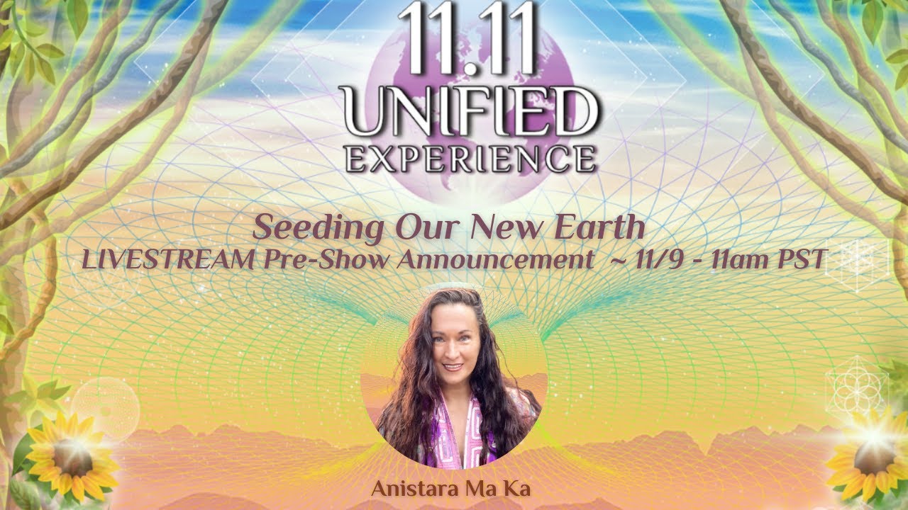 Seeding Our New Earth: LIVESTREAM Pre-Show Announcement - YouTube