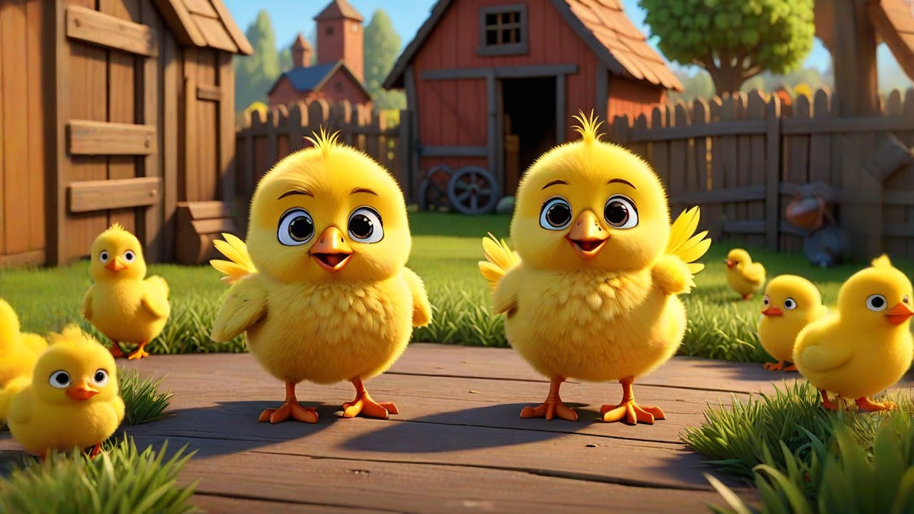 Six Silly Chicks Learn to Count | Counting Song for Kids | Fun Nursery ...