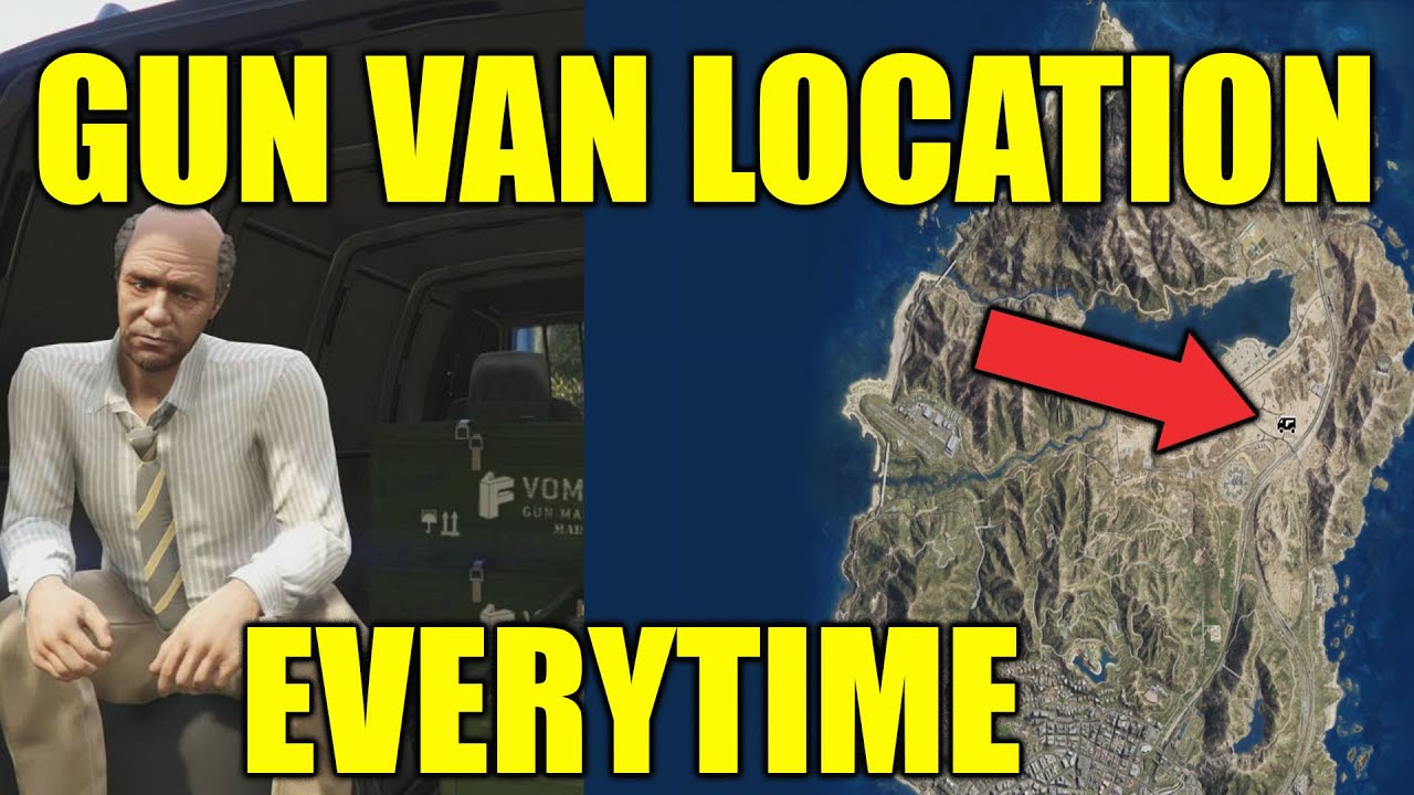 How To Find The Gun Van Location Everday In GTA 5 Online - YouTube
